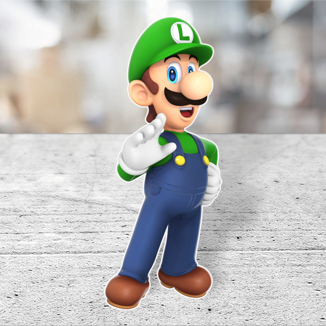 Luigi Mario bros character party prop cutouts centerpieces, Backdrop a ...