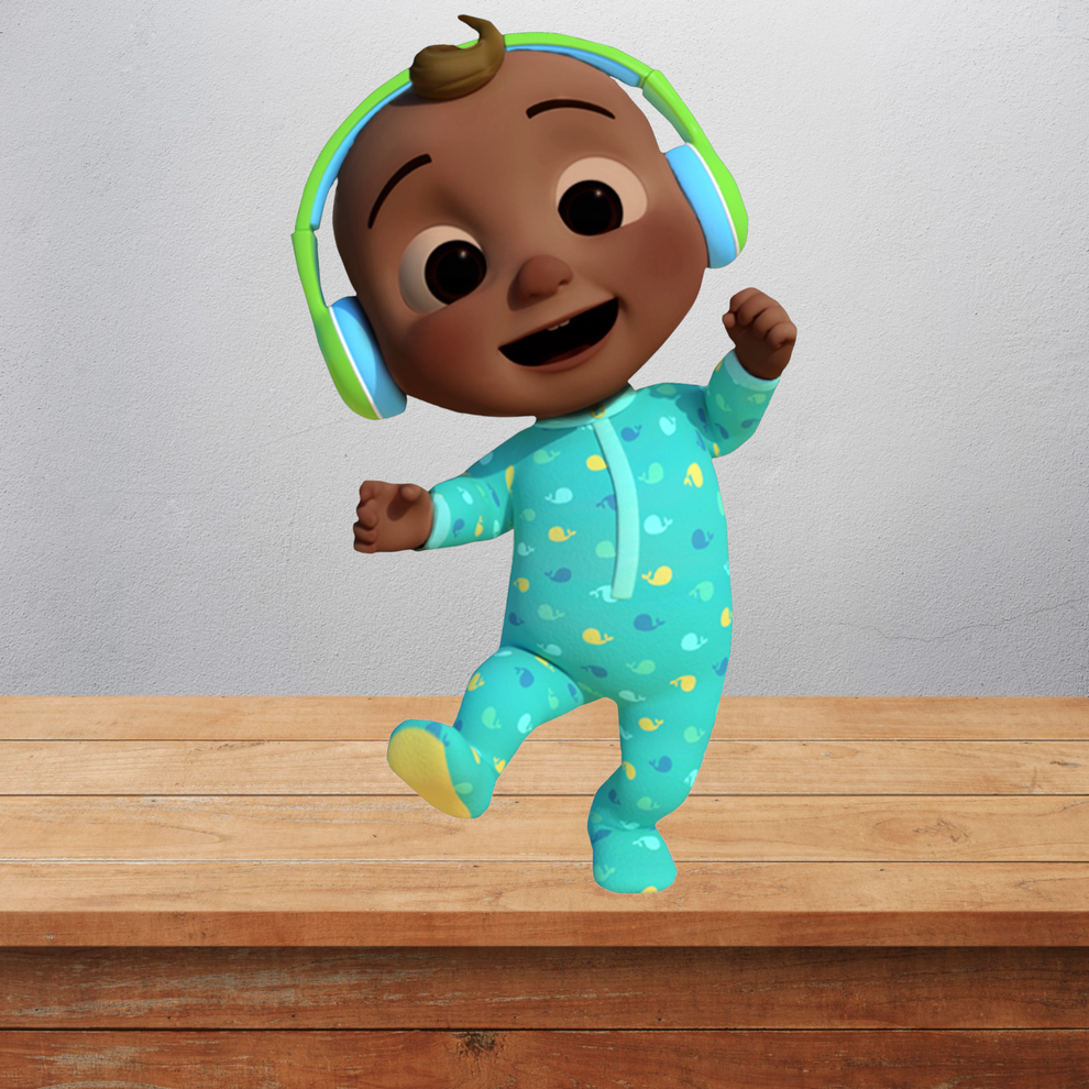 Cocomelon African America JJ Birthday Character Prop Cutouts, centerpieces, Backdrop, cake ...