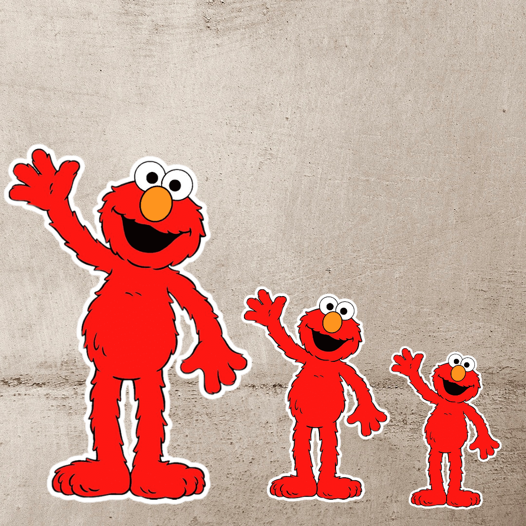 Sesame Street Character Prop Cutouts, Centerpiece, Backdrop, Cake ...