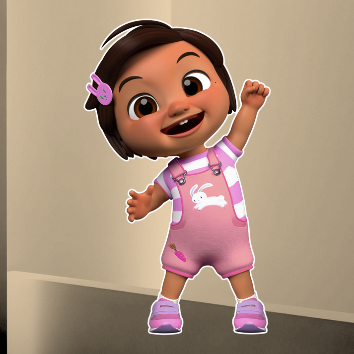 Cocomelon Nina Custom Character cutout, centerpieces, cake topper ...